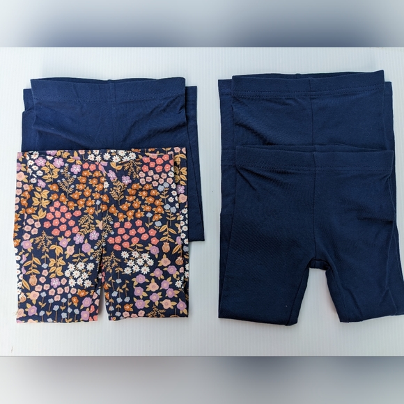 Carter's | Bottoms | New Carters 4 Pairs Leggings Navy Flowers Size 2t ...